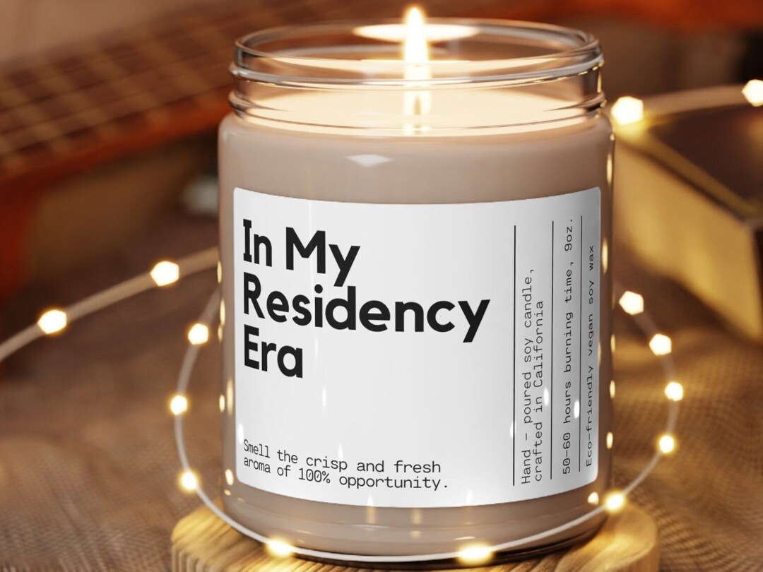 Match Day Gift in My Residency Era Candle Matched for Residency Match ...