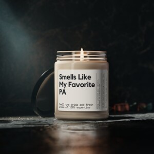 My Fave PA Candle, PA Gift, Gift for Physician Assistant, PA ...