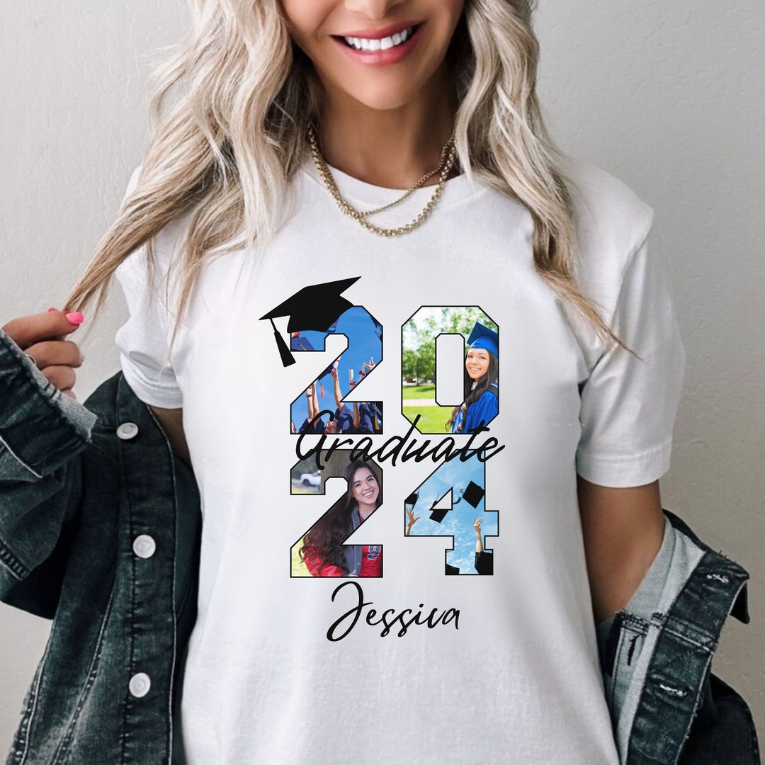 Personalized Graduation Shirts 2024 Photo Graduation Custom Graduation ...