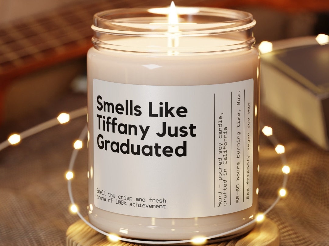 Personalized Graduated Candle, Graduation Gift, Custom Candle ...