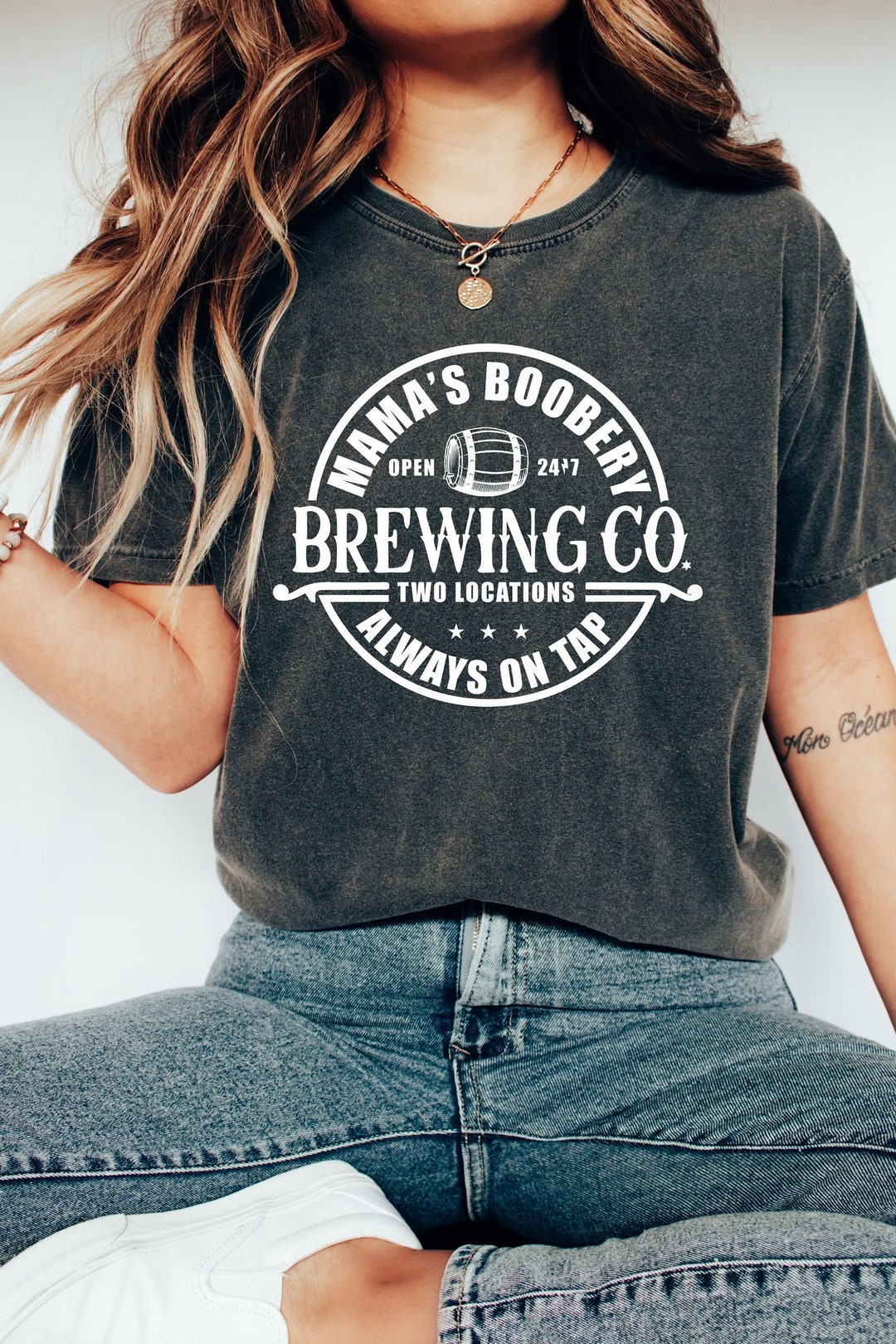 Brewing Co Shirt, Funny Breast Feeding T-shirt Comfort Colors, Mama's ...