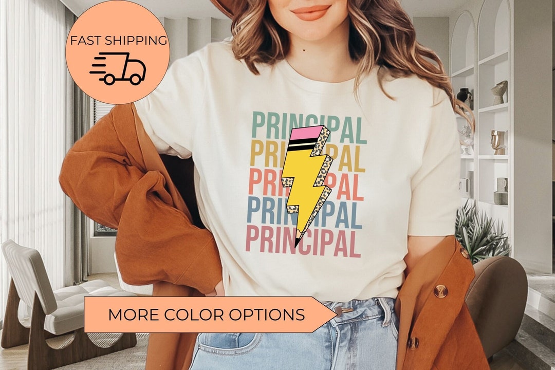 Principal Shirt, Personalized Principal Tshirt, School Principal ...