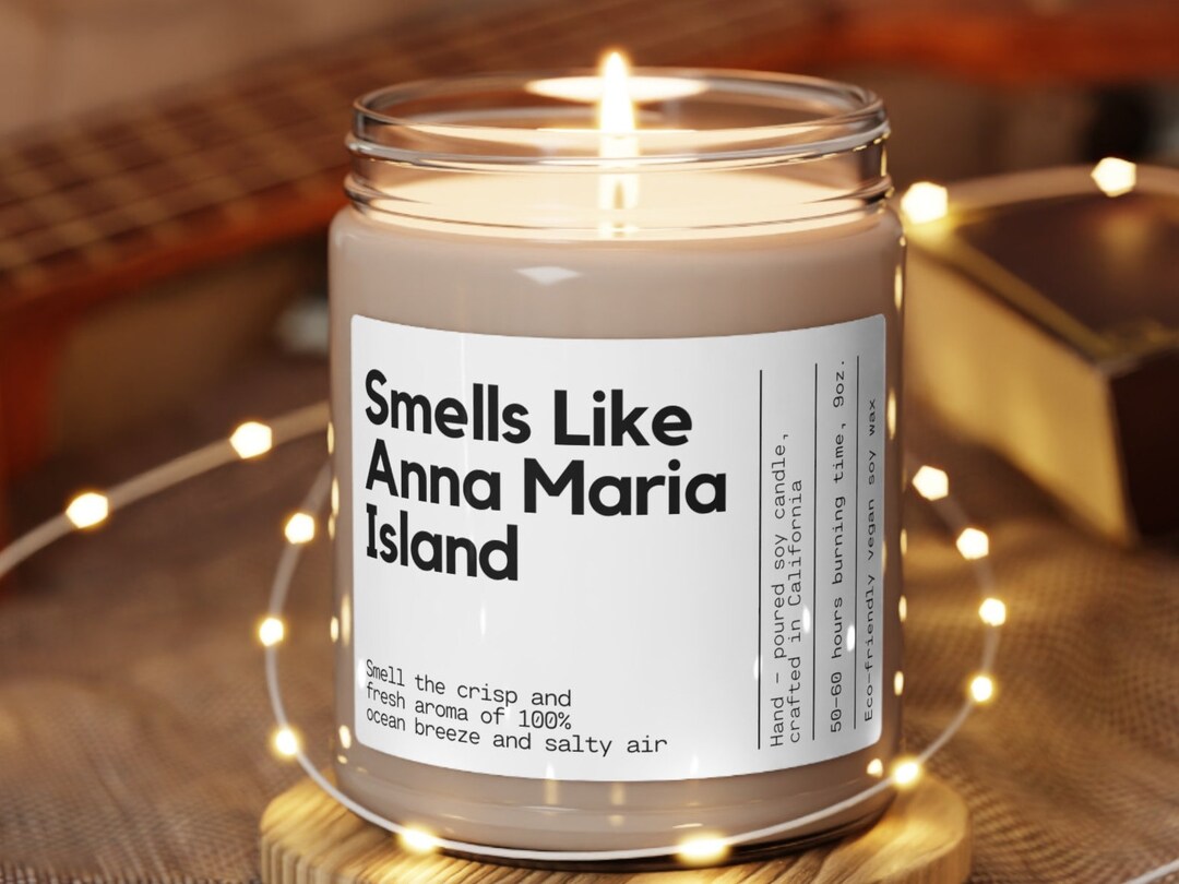 Personalized Anna Maria Island Florida Soy Wax Candle Anna Maria Island ...