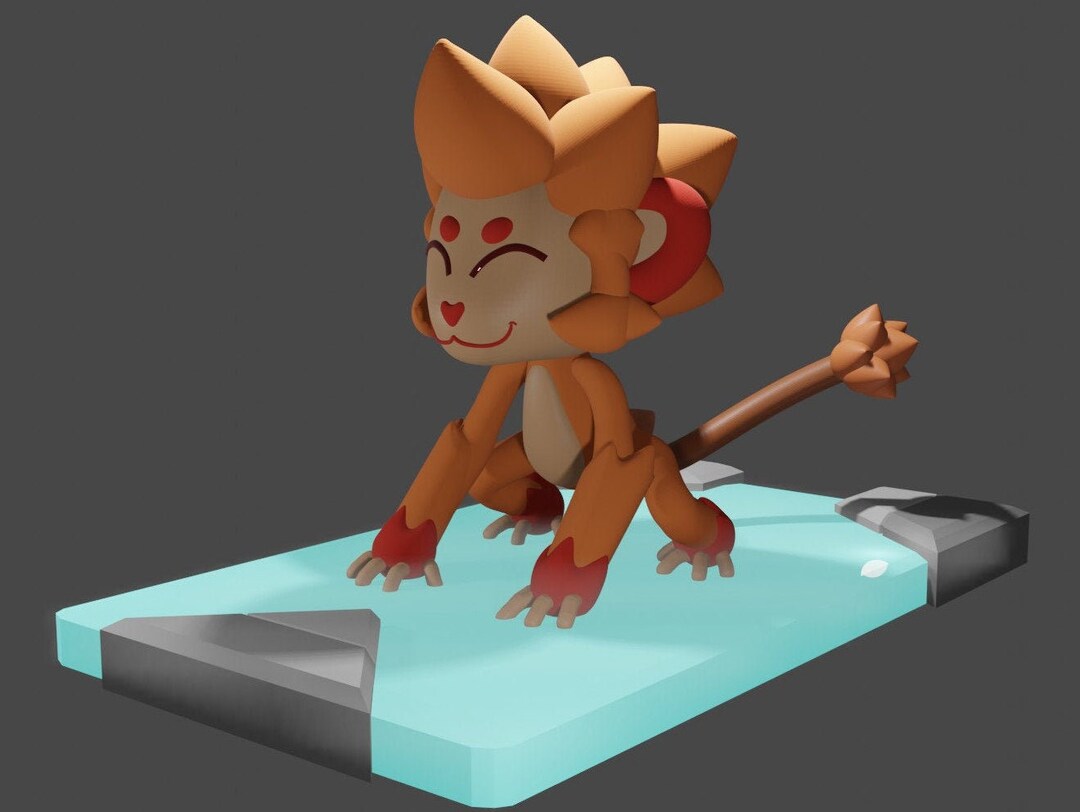 3d Printable Smazee Temtem Posed Miniature - Etsy