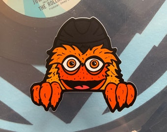 Peeping Gritty Pin Philadelphia Flyers, Gritty - Etsy