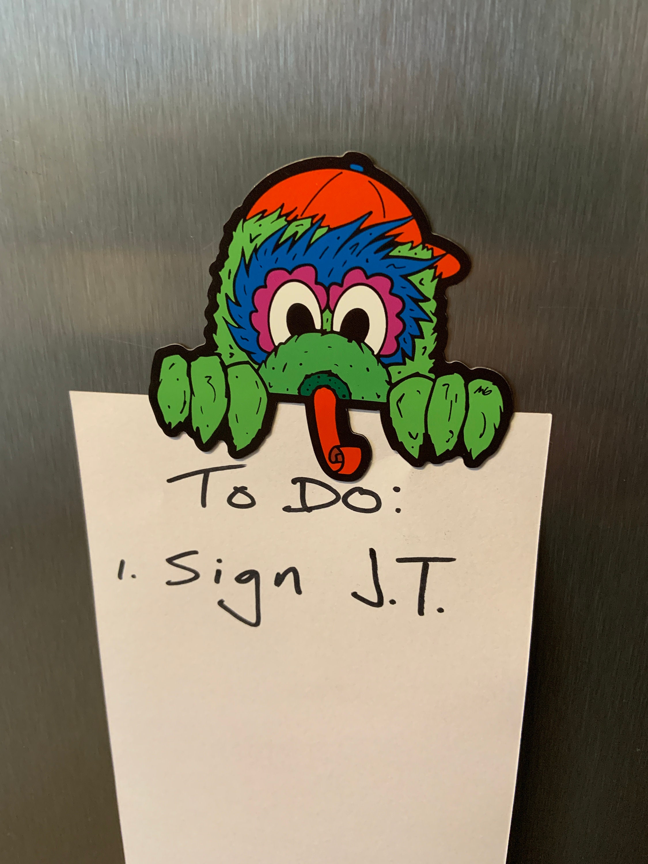 Peeping Phanatic Magnet Philadelphia Phillies the Phanatic - Etsy