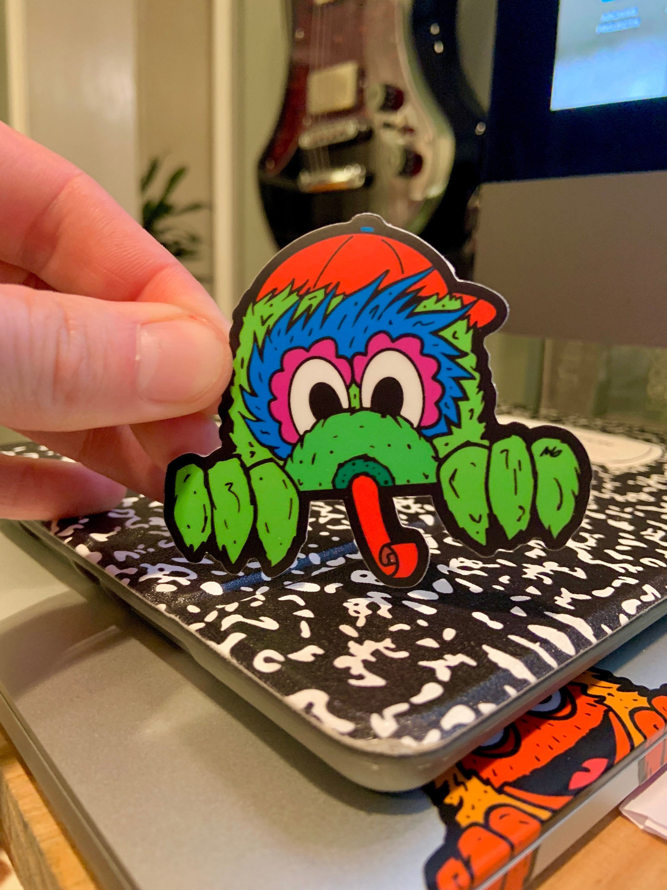 Peeping Phanatic Sticker Philadelphia Phillies the Phanatic | Etsy
