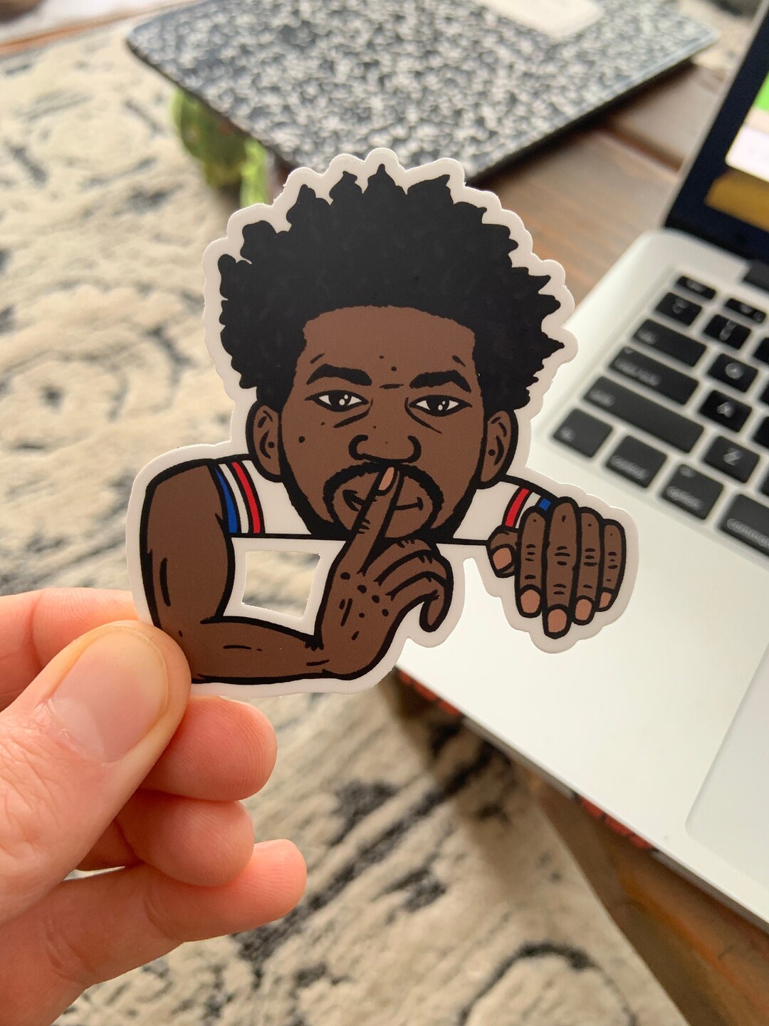 The Process Sticker - Philadelphia 76ers, Sixers, Joel Embiid - Etsy