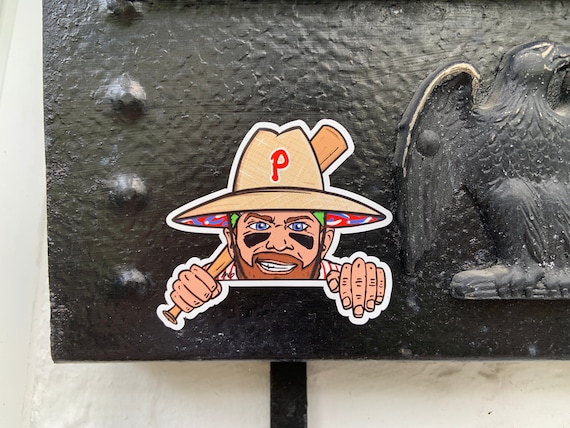 Peeping Harper Homer Hat Magnet Philadelphia Phillies Bryce - Etsy