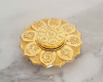 Lotus Spinner Ring - Etsy