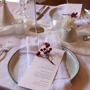 Customizable Event Dinner Menu Simple and Elegant Menu Design - Etsy