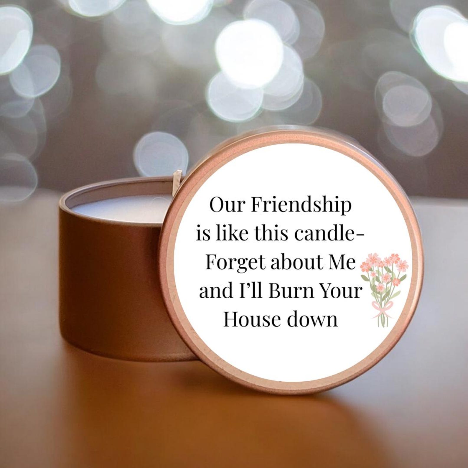 Our Friendship is Like This Candle– Perfect Gift for Best Friends ...