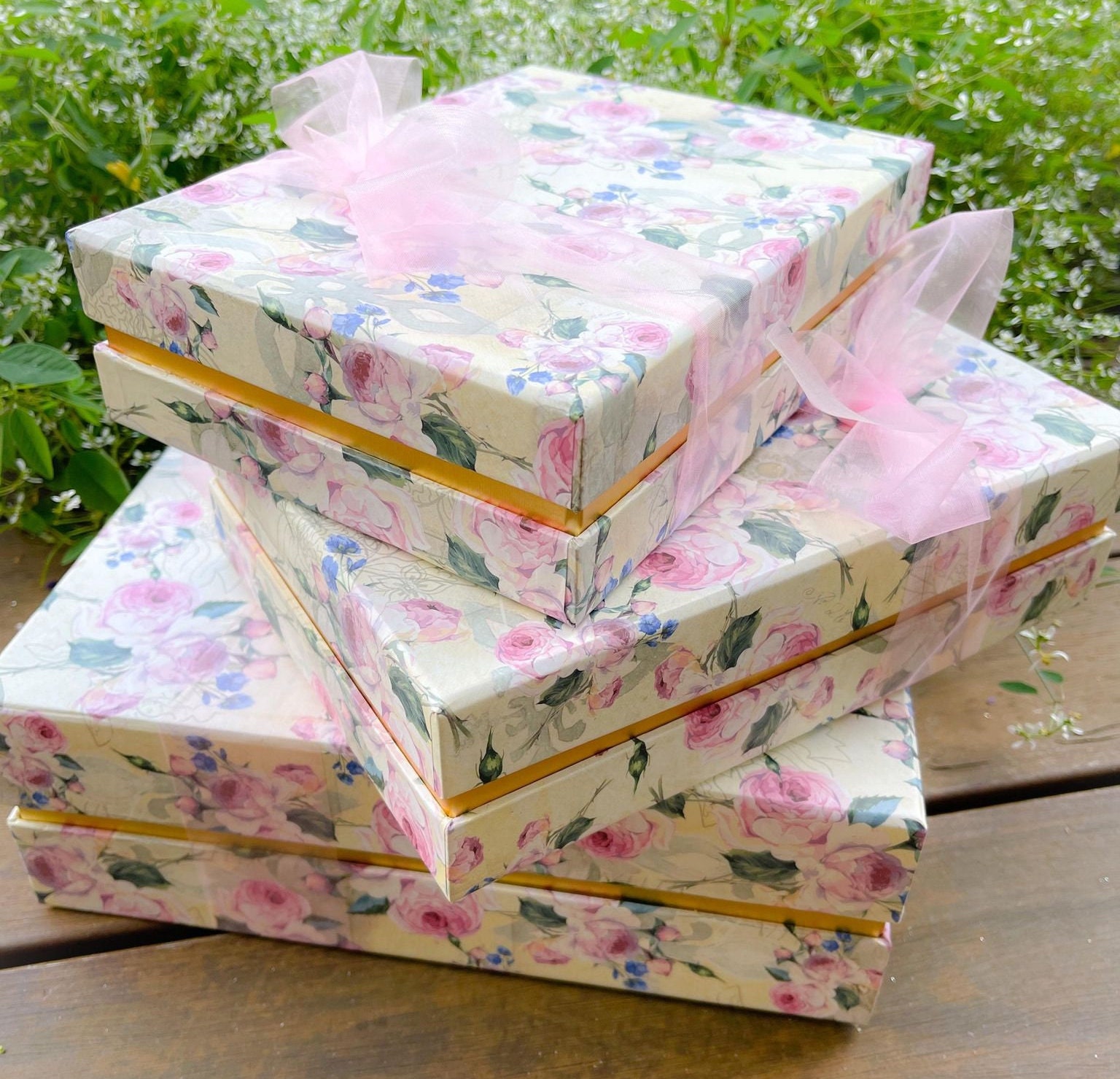 Beautiful Floral Gift Boxes-pamper Gift Box-gift for - Etsy Australia