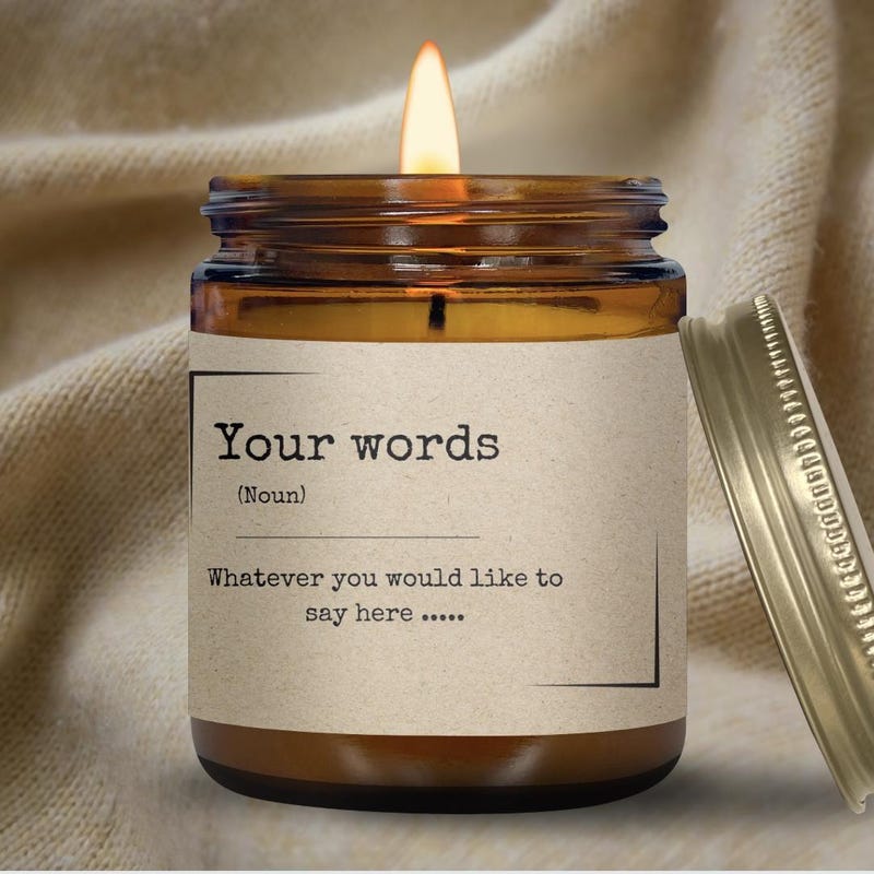 Candles With Message - Etsy