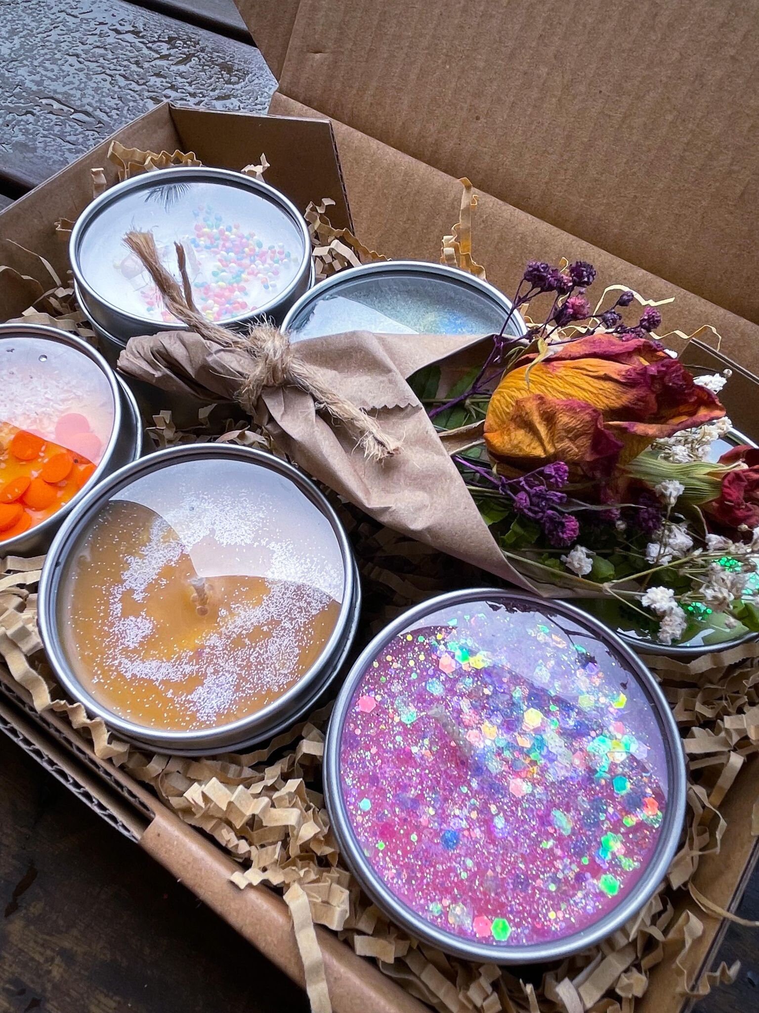 6 Candle Gift Box Set-candle Gift Set-birthday Gift-decorative | Etsy ...