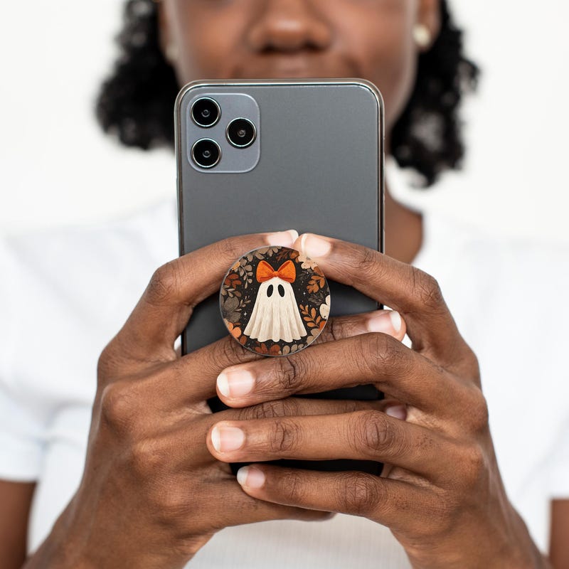 Ghost Cute Pop Socket - Etsy