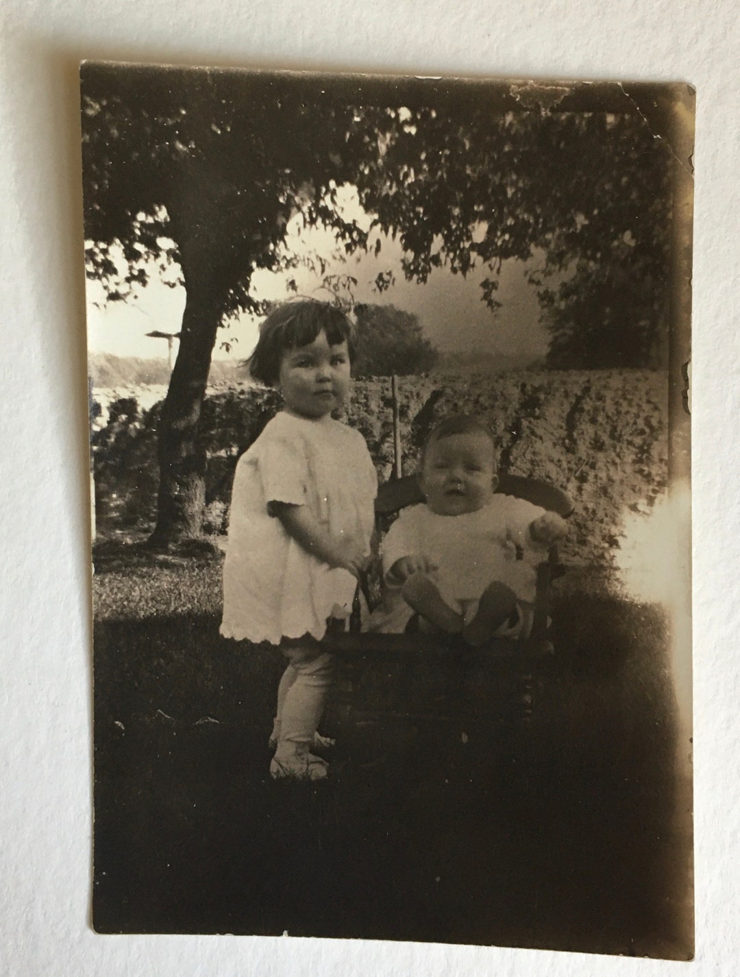 Vintage Photograph of Two Young Children, Vintage Kids Photo, Vintage ...