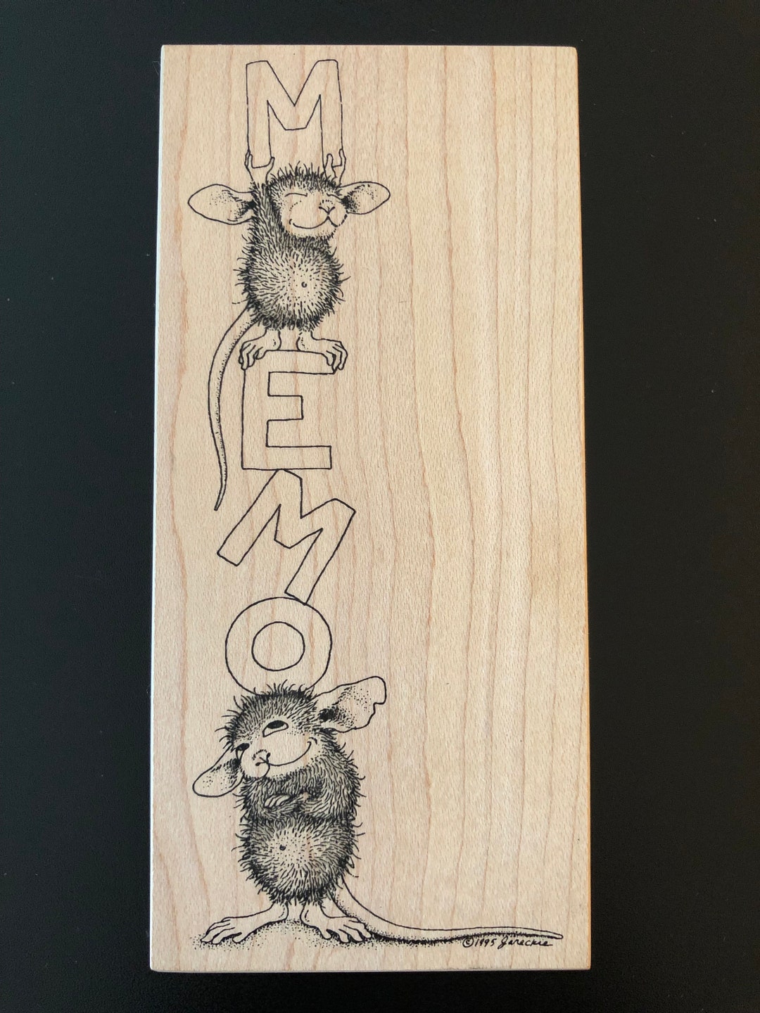 House Mouse Stamp Memo - Etsy