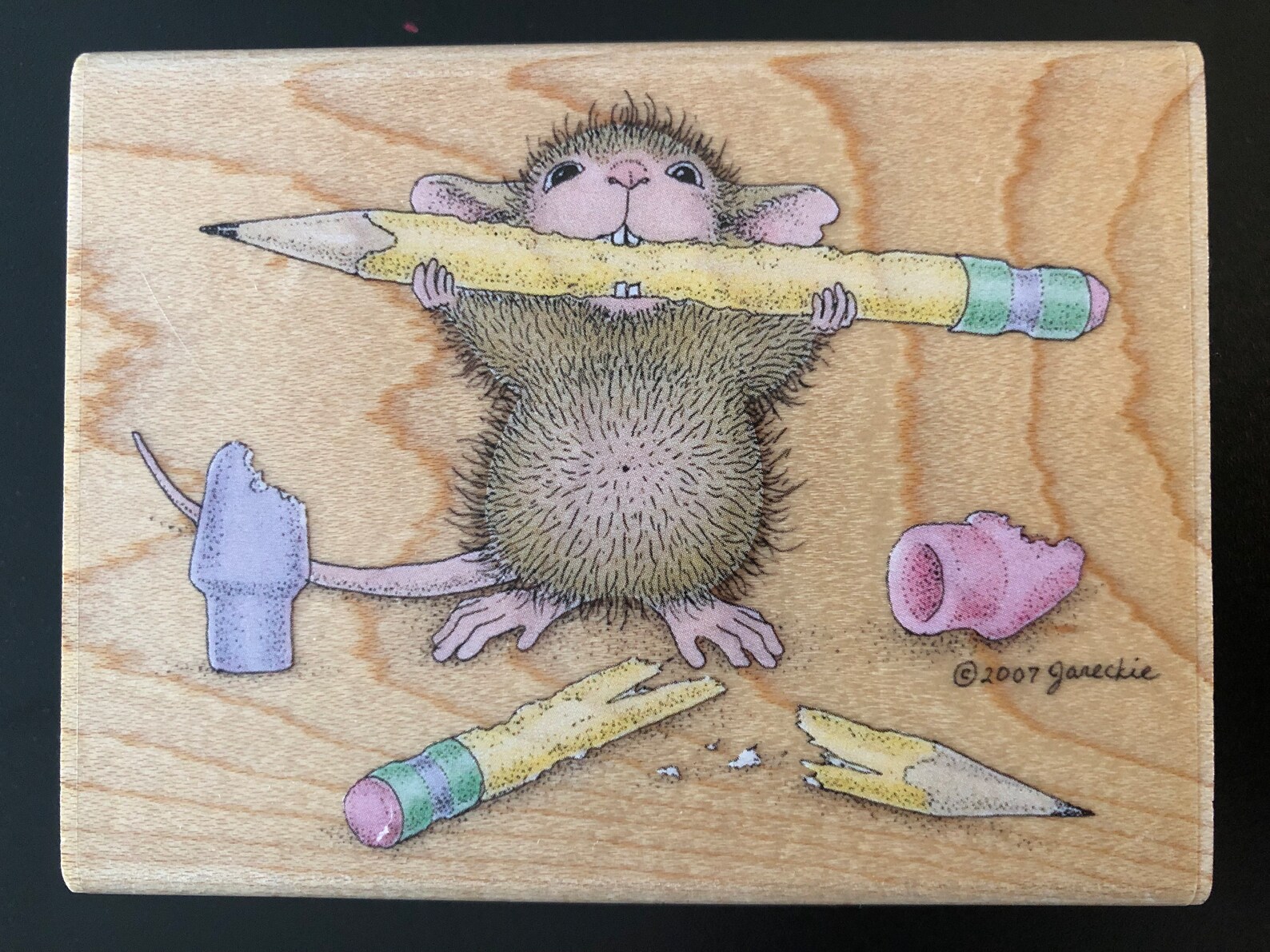 House Mouse Stamp Little Nibbler - Etsy