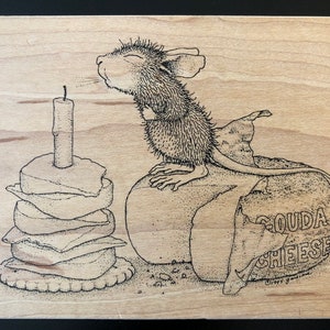 House Mouse Stamp A Gouda Birthday 240 - Etsy