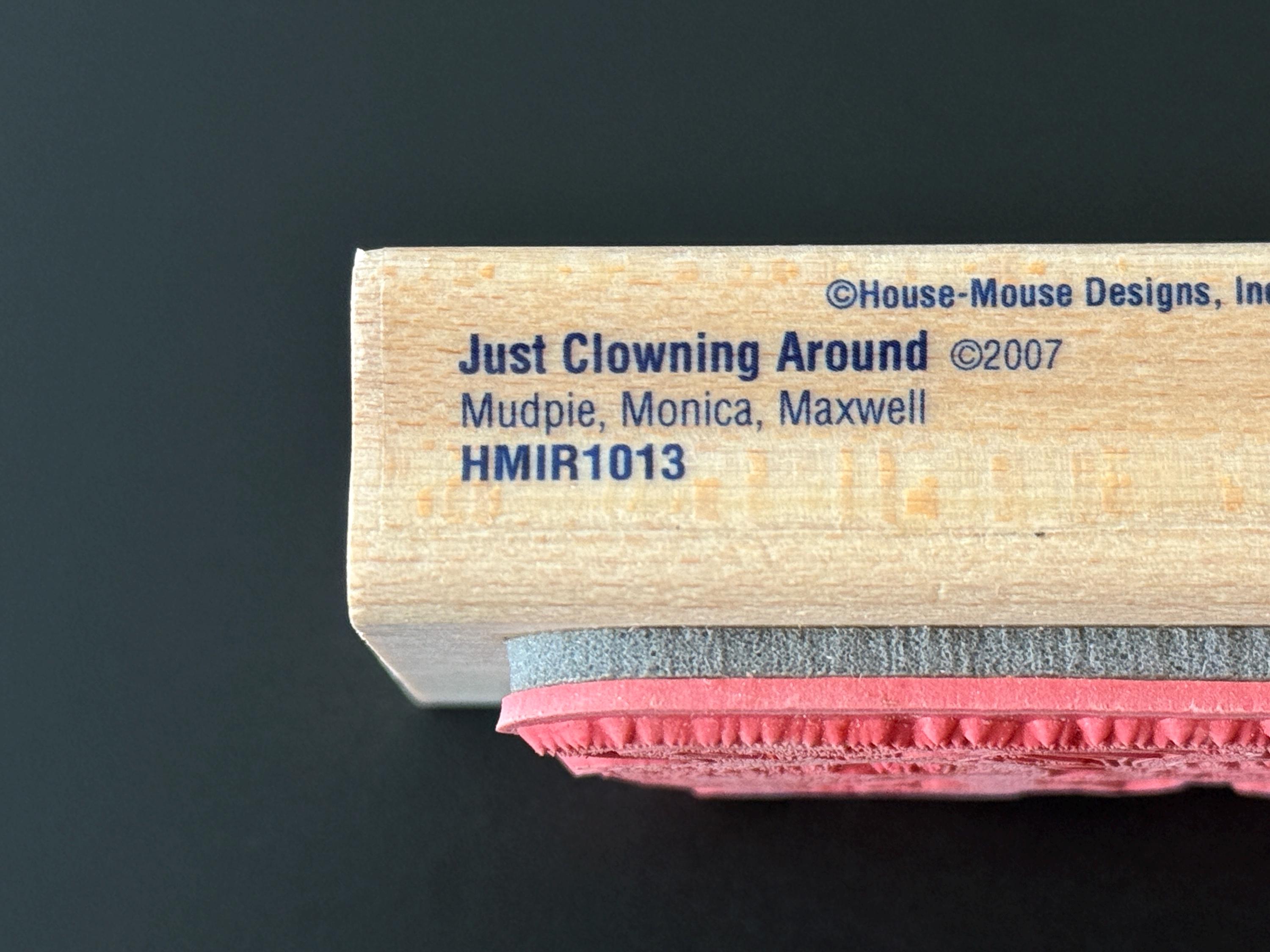 House Mouse Stamp Just Clowning Around HMIR1013 - Etsy