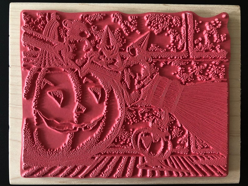 House Mouse Stamp Bewitching Pumpkins HMTR1025 - Etsy