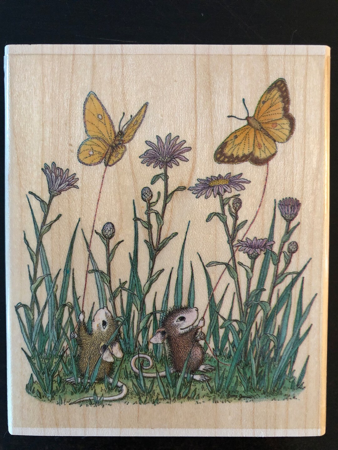 House Mouse Stamp Butterflier Stamp HMOR1001 - Etsy