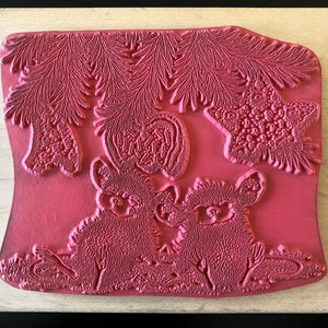 House Mouse Stamp Christmas Cookie Eaters - Etsy