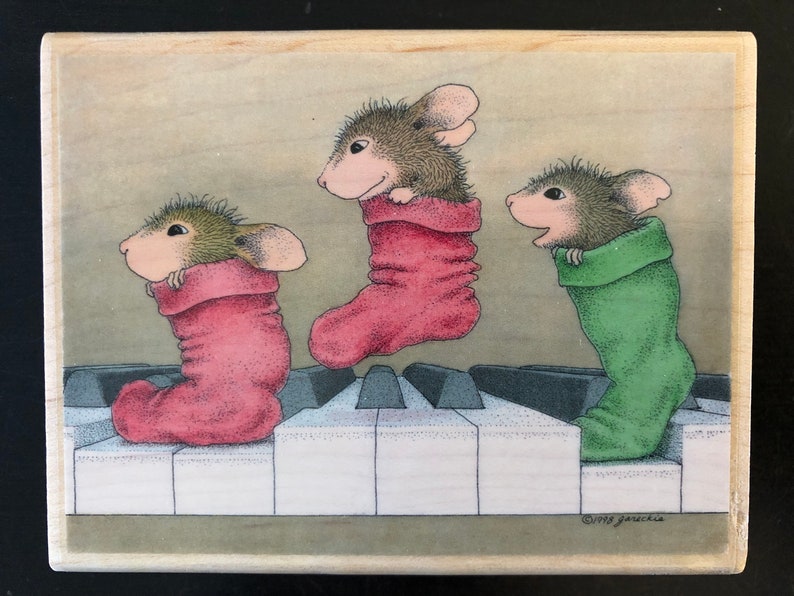 House Mouse Stamp Sock Hop HMJR1004 - Etsy
