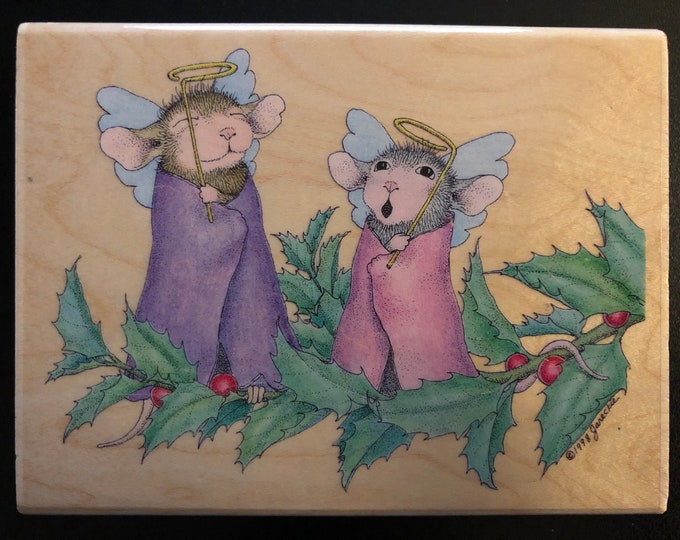 House Mouse Stamp Angel Delights Stamp - Etsy