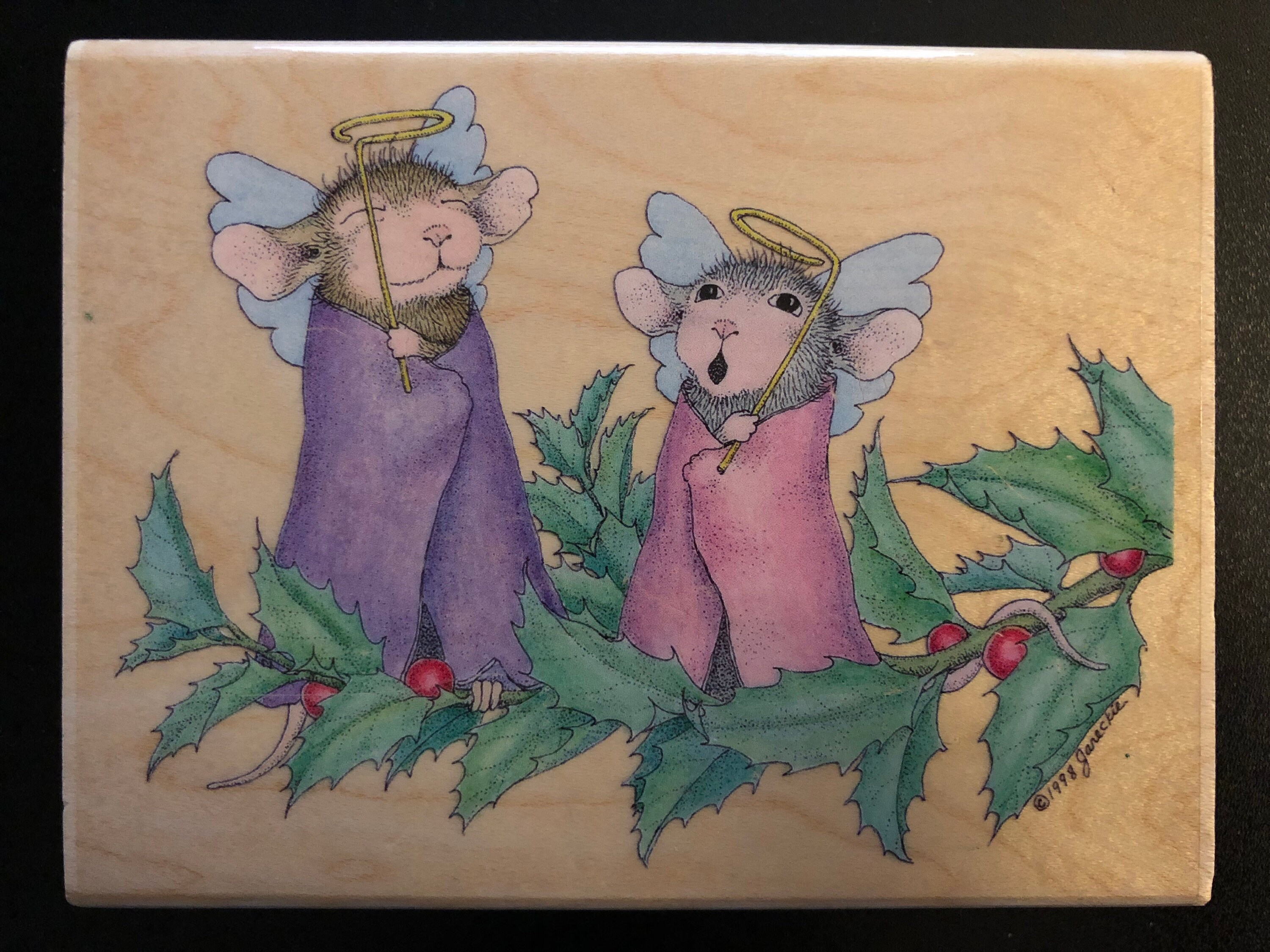 House Mouse Stamp Angel Delights Stamp - Etsy