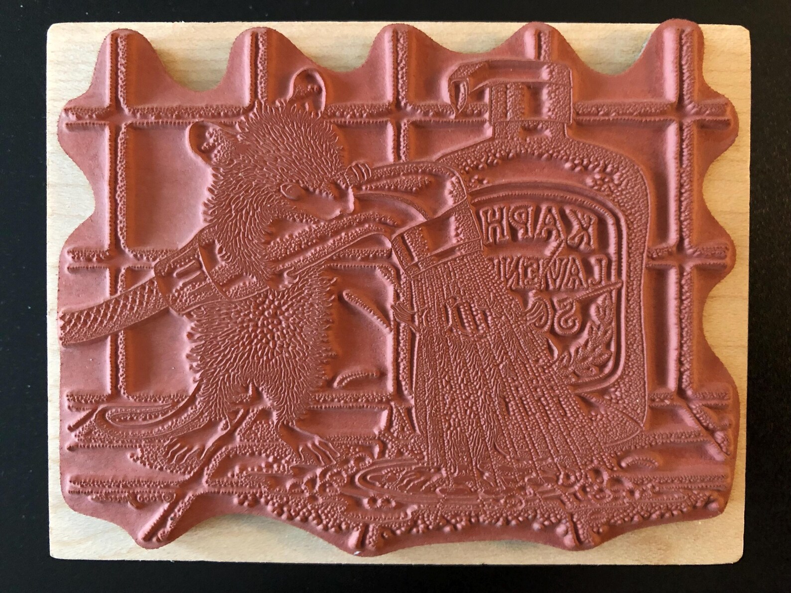 House Mouse Stamp Singin’ in the Drain 477J - Etsy