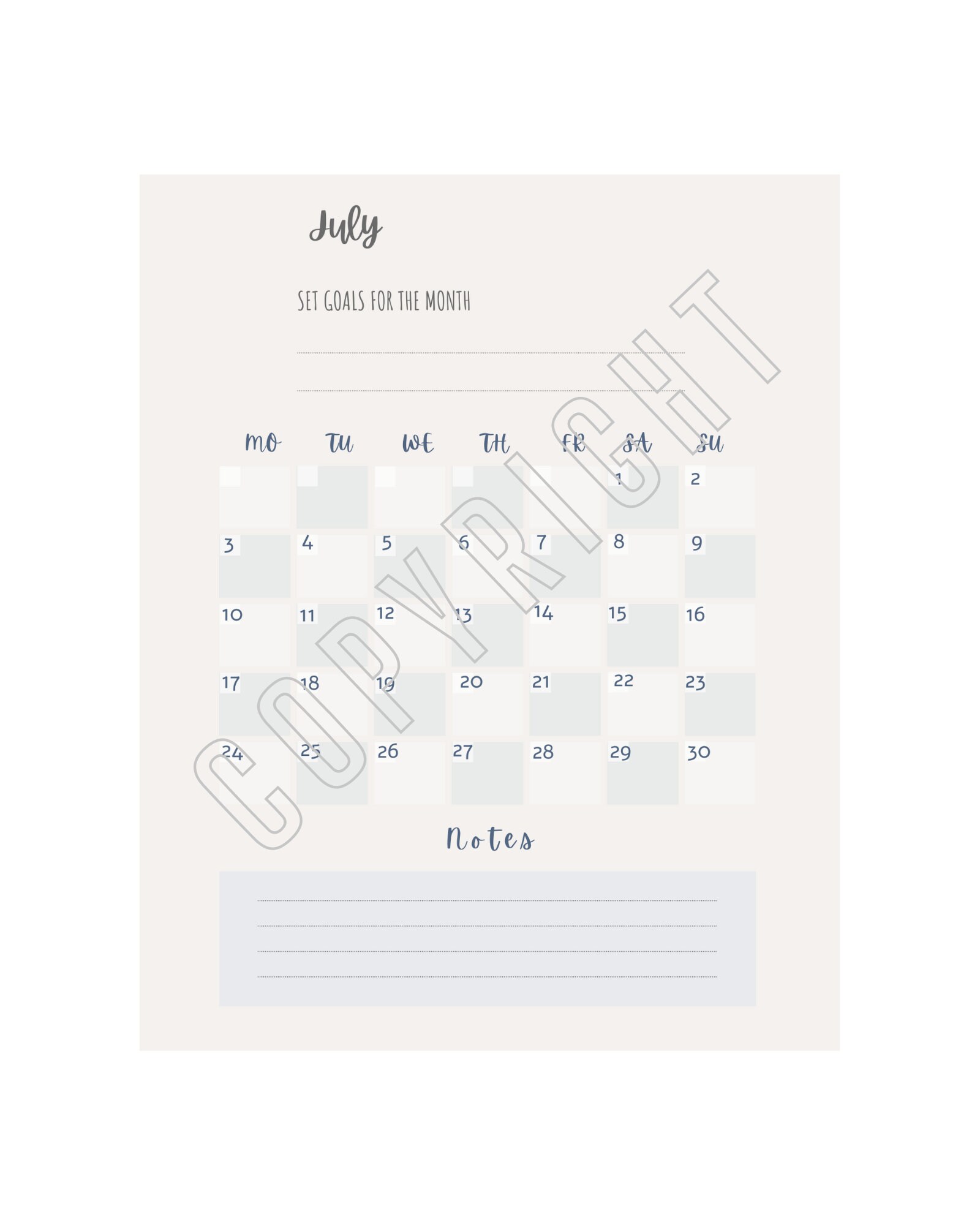 Mental Health Weekly Planner - Etsy