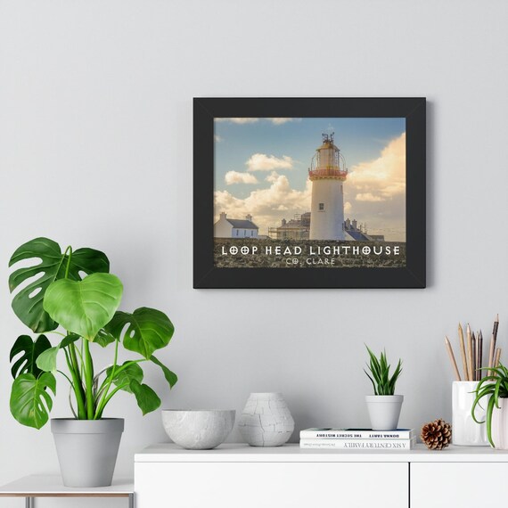 Loop Head Lighthouse Count Clare Ireland Framed Poster Craft Supplies ...