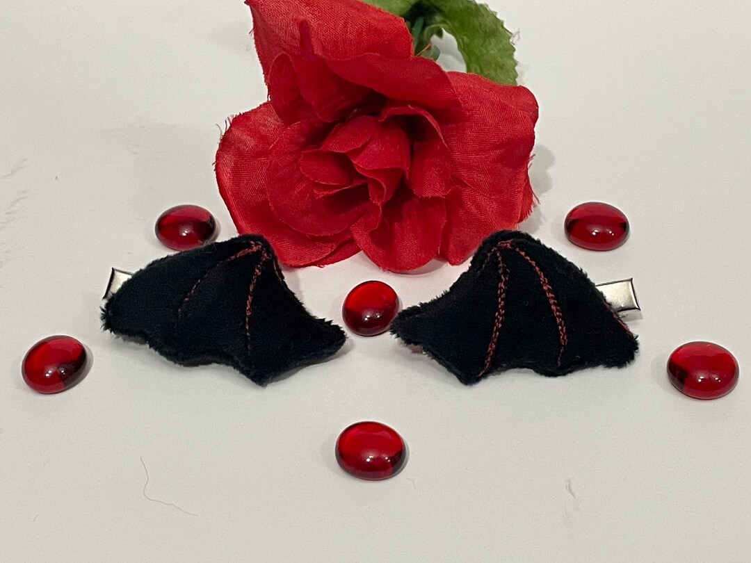 Bat Wing Hair Clips - Etsy