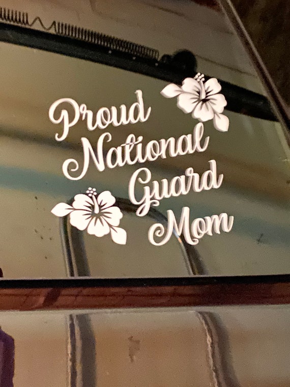 National Guard Mom Window Decal army Mom USMC Mom Navy - Etsy