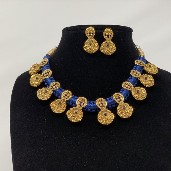 Silk Thread Necklace - Etsy