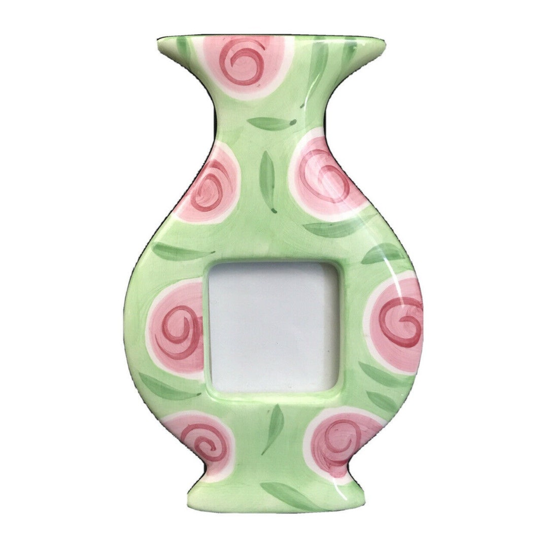 Terragraphics Ceramic Bud Vase Photo Frame 1996 - Etsy