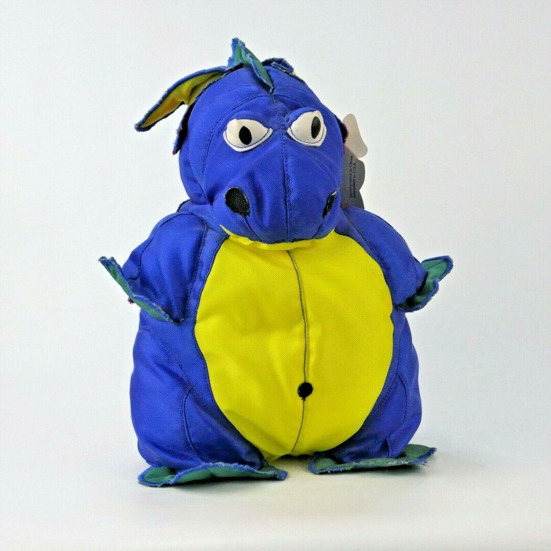 Drag A Long Dragons Junior Manhattan Toy Company Nylon Plush 1992 - Etsy