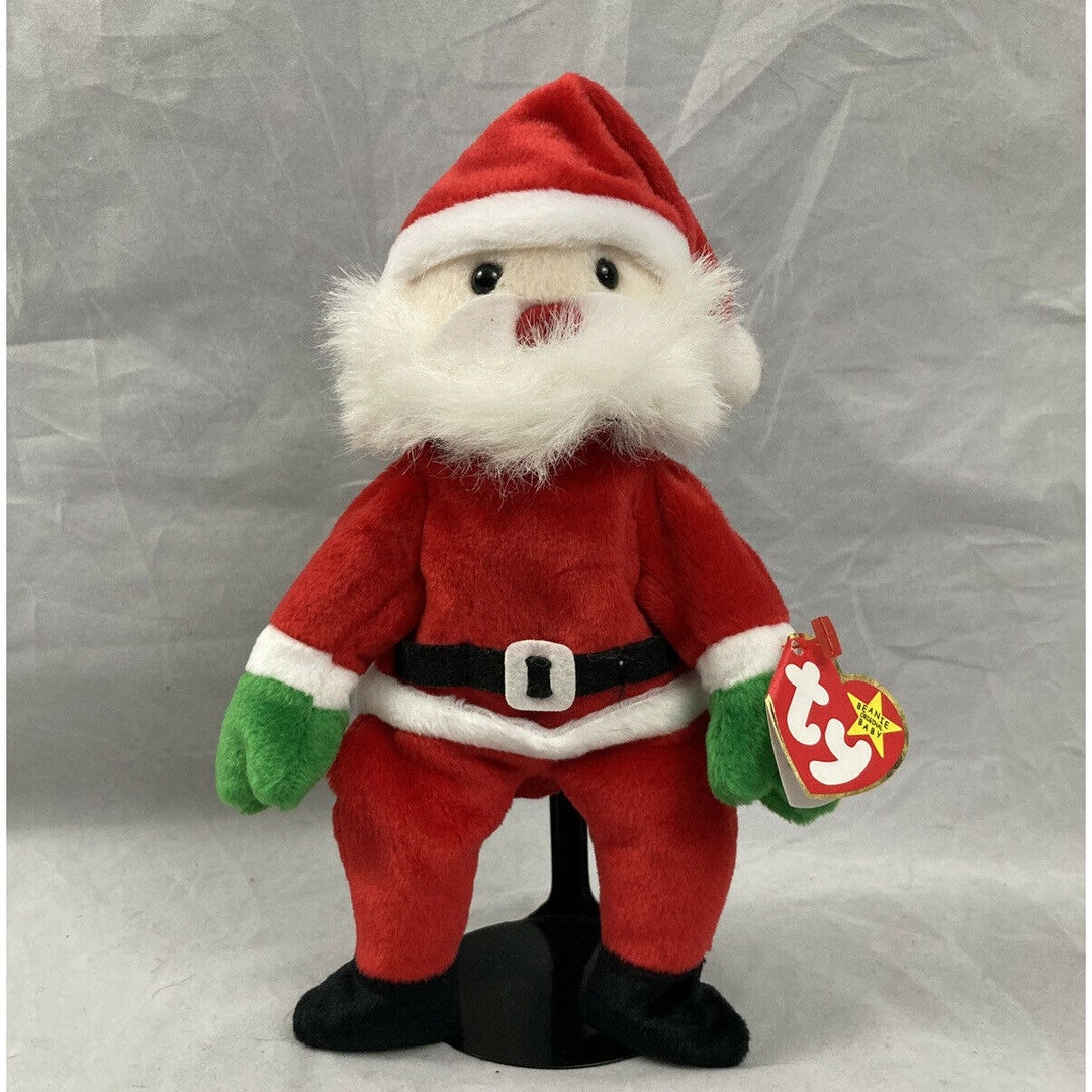 Ty Beanie Babies Vintage Holiday Chris Kringle Christmas Plush Santa ...