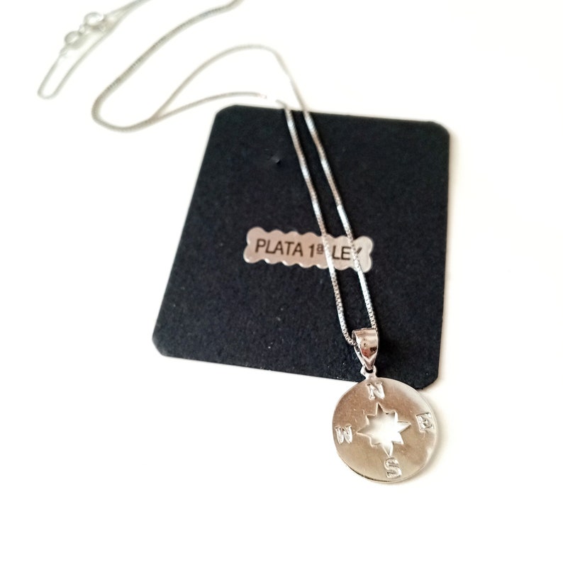 Wind Rose Necklace Wind Rose Pendant Choker Silver Choker - Etsy