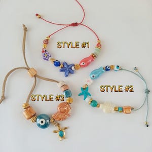 Greek Porcelain Bracelets for Women Mediterranean Style Protection and ...