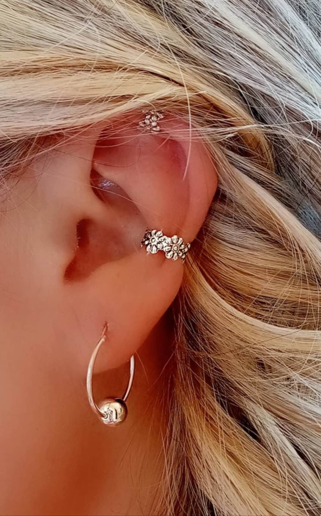Cute Cartilage Hoop Upper Ear Cuff No Piercing Earcuff Cartilage ...