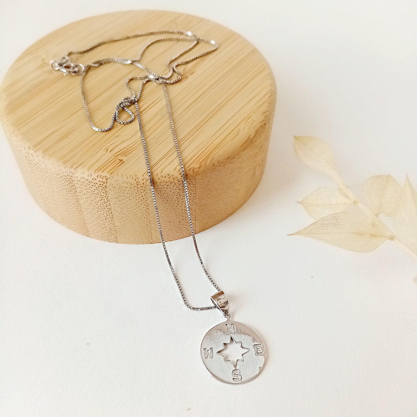 Wind Rose Necklace Wind Rose Pendant Choker Silver Choker - Etsy