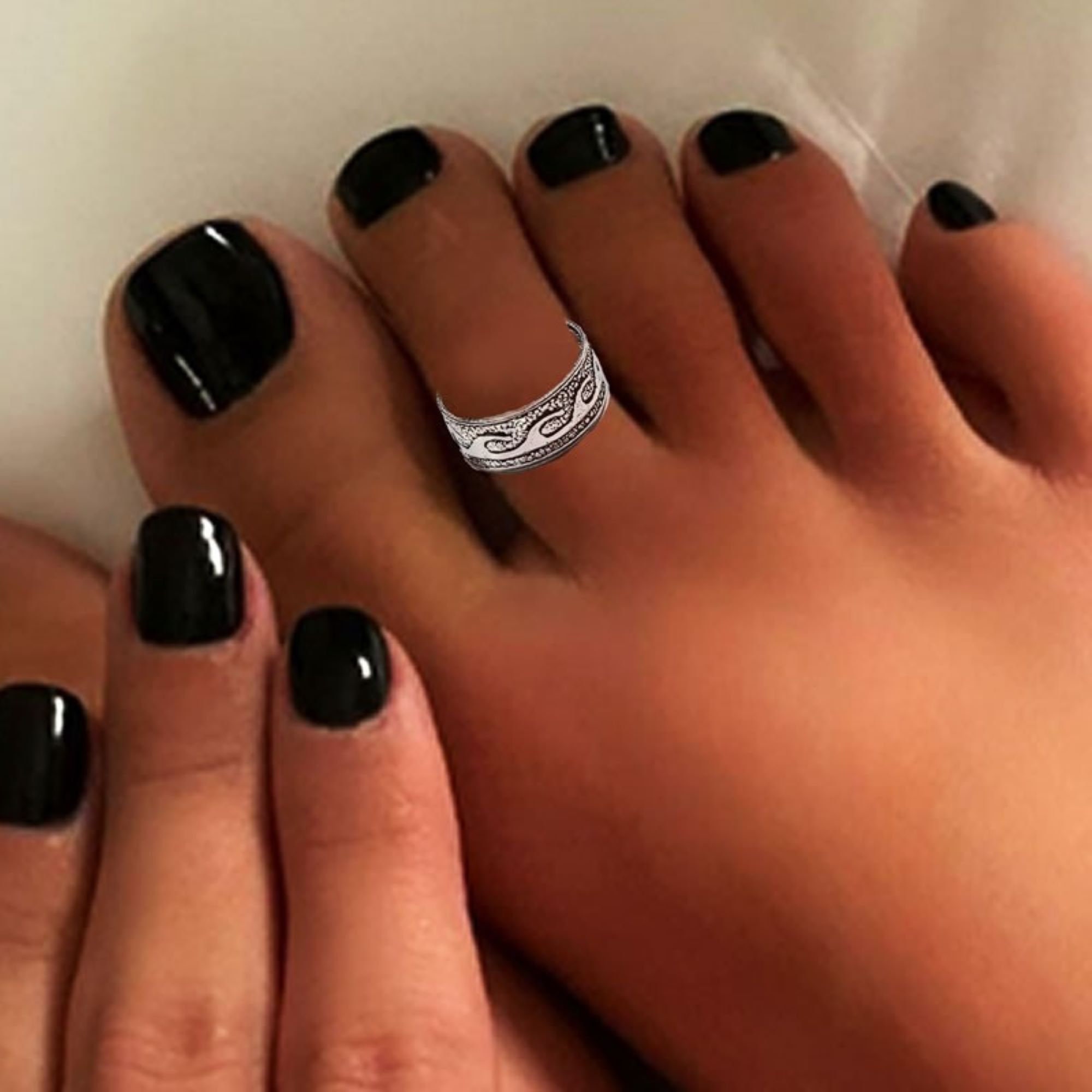 Ring for the Little Toes of Your Feet 925 Sterling Silver - Etsy