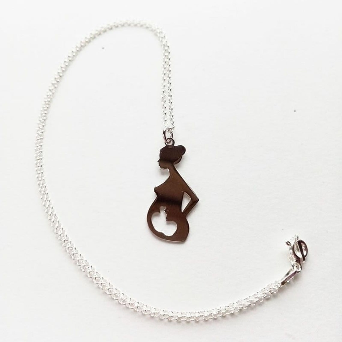 Necklace for New Mom Mothers Day Gift Pregnant Woman Necklace Tummy ...