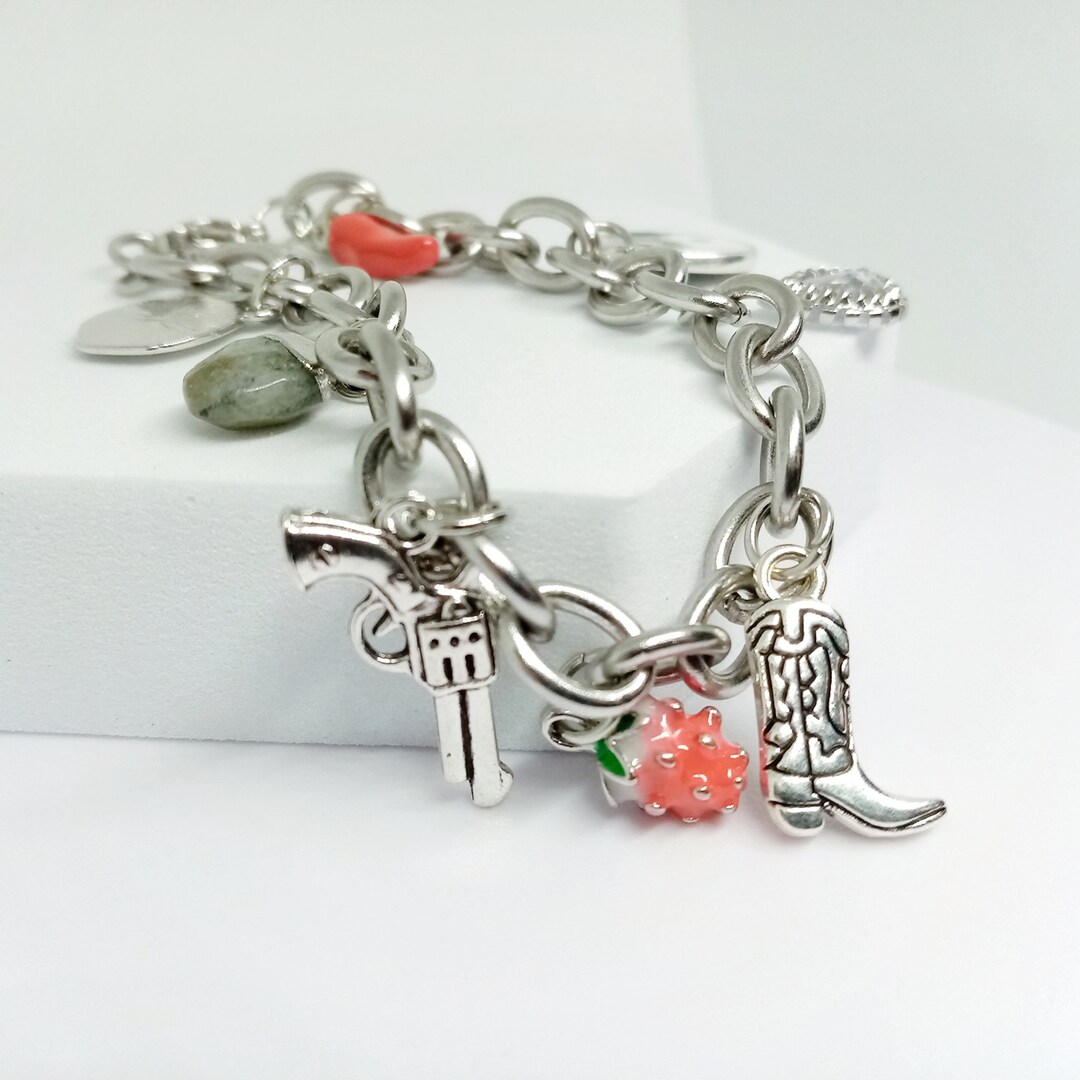 Lucky of the West Charm Bracelet: Chili Charm Ying Yang , Protective ...
