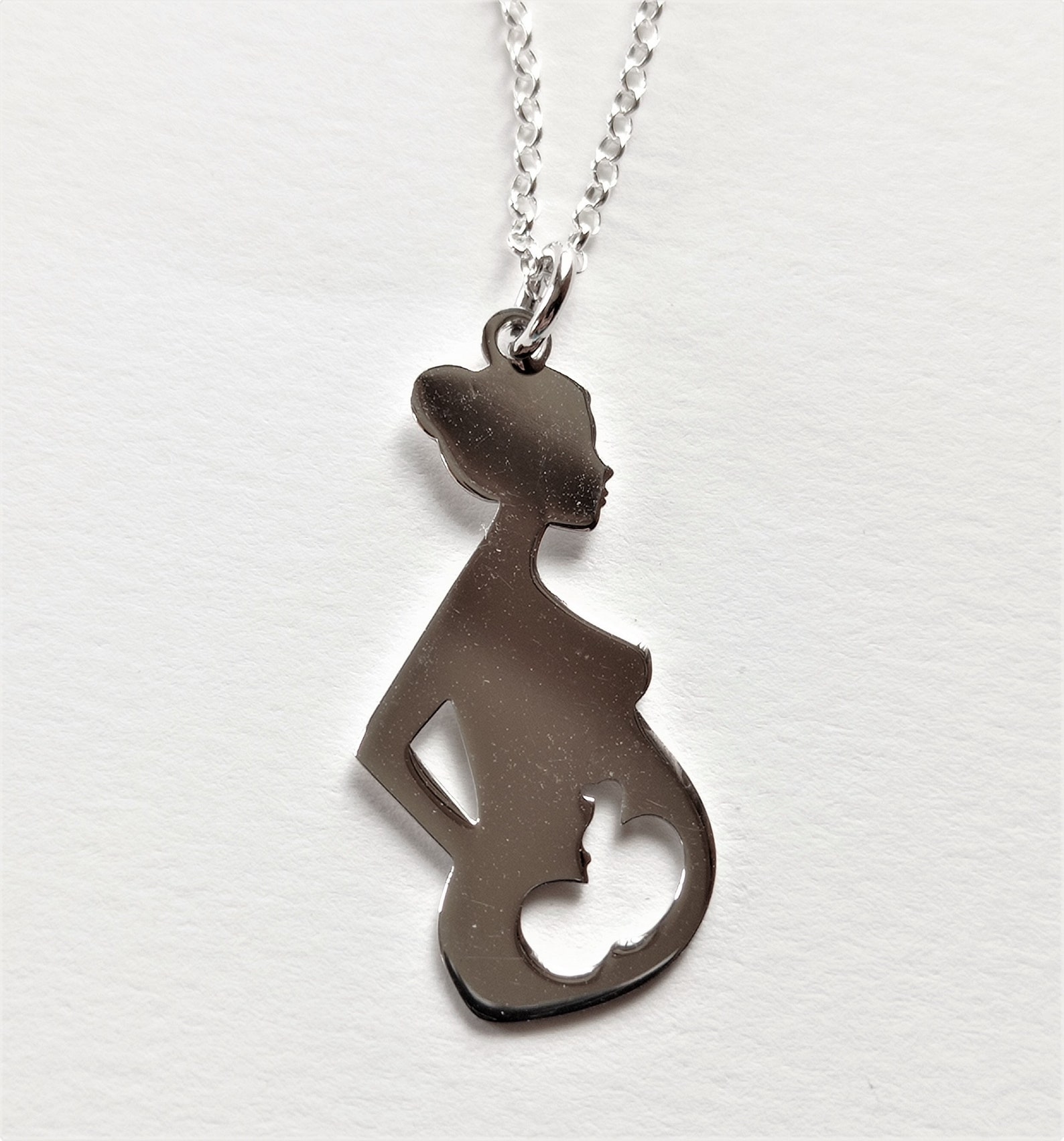 Necklace for New Mom Mothers Day Gift Pregnant Woman Necklace Tummy ...