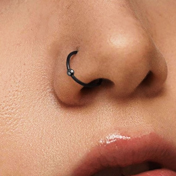 Piercings En La Nariz En Personas Negras ELBAULDEJUMA Set 4 Piercing
