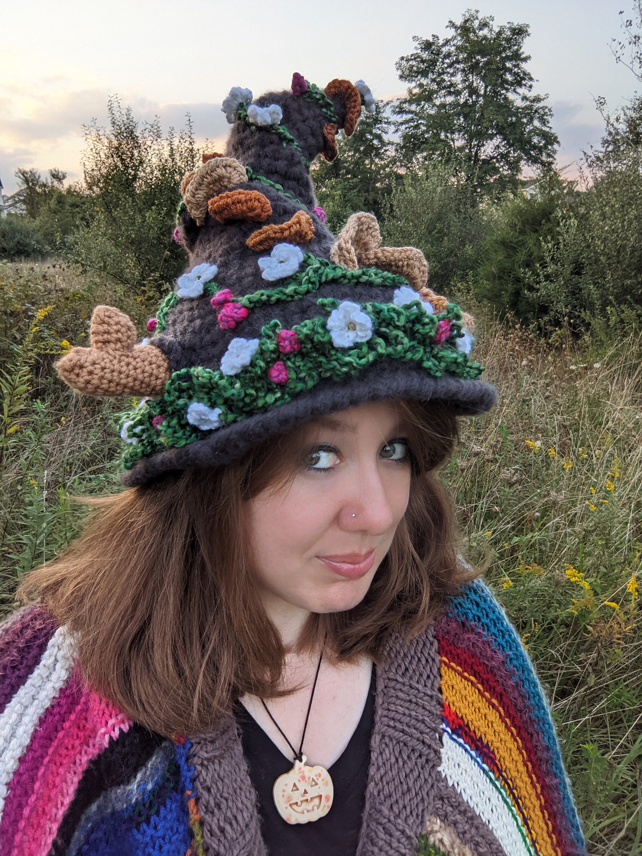 CROCHET PATTERN Bramble Witch Hat - Etsy